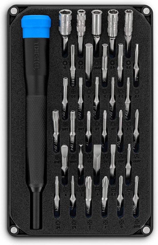 Precision Bit Set - 32 Bits (4mm) Screwdriver for Smartphone Console ...