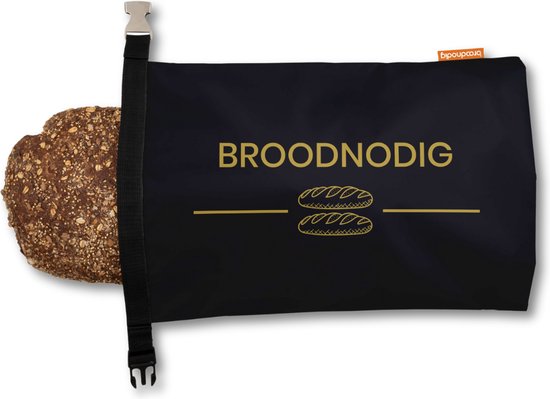 Broodnodig® Herbruikbare Broodzak - Voor vriezer - 100% RPET - 44x30cm ...