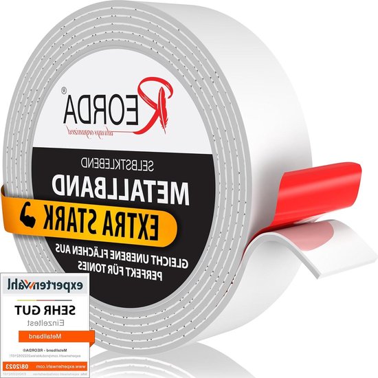 Metalen band zelfklevende - hoge metaalgehalte - voor Tonie-tribune ...