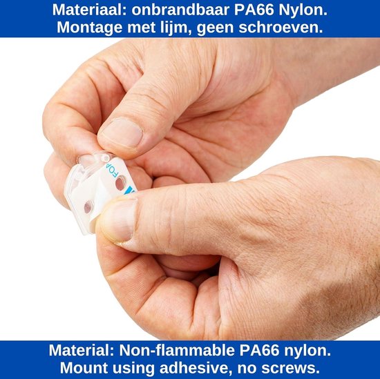 Stopcontact kinderbeveiliging 10 stuks met lijm - Transparant - SchuKo ...