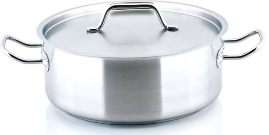 Professional pan met deksel PLAT 17 x 32 CM 10 l | bol