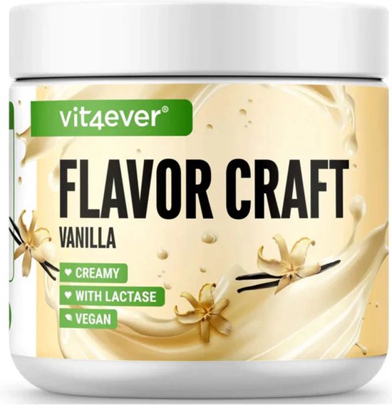 Vit4ever - Aroma Poeder Vanille 250 g - Heerlijke smaak en zoetheid ...