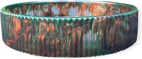 Resin Art JR: Handgemaakte epoxy schaal met Ribbeltjes | bol