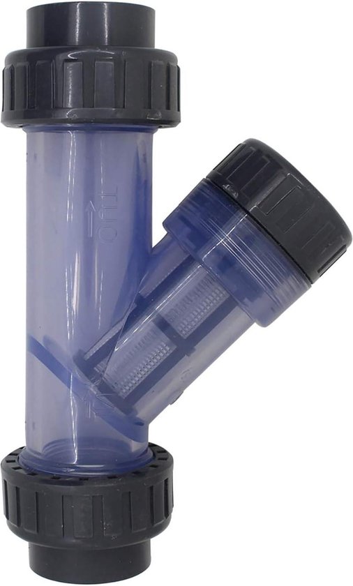 Vuilvanger PVC Transparant 20-63mm Lijmmof Waterfilter - PVC Filterbuis ...