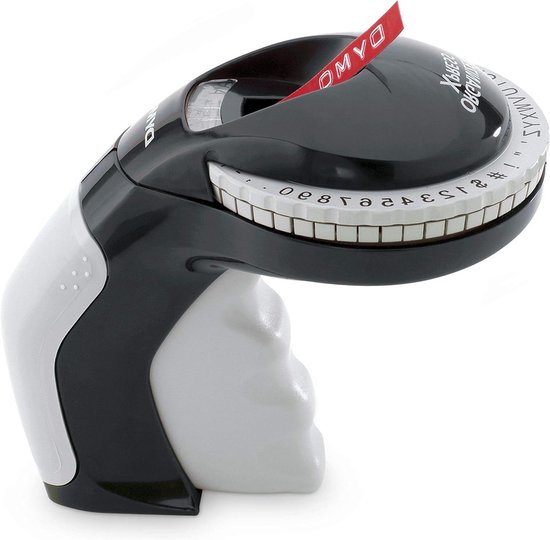 Embossing label maker - Handmatige labelprinter - 3 Label Tapes zwart ...