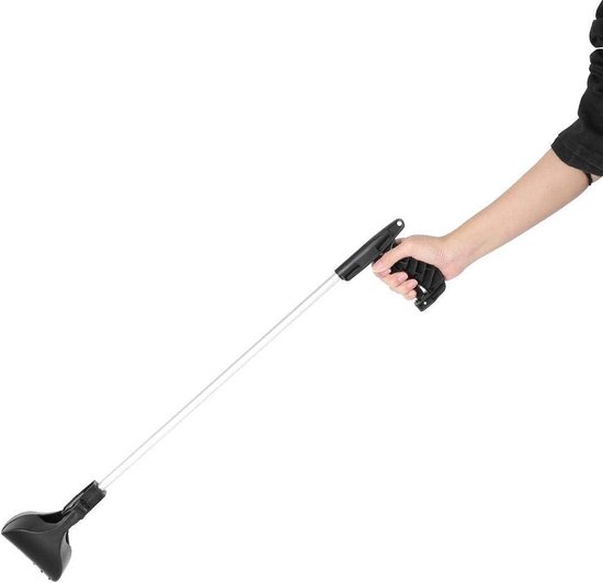 Poepschep Long Reach Handle Dog Waste Grabber - Black Dog Poop Scoop | bol