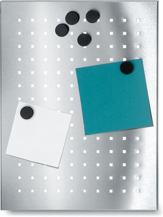 Magneetbord 30 x 40 cm geperforeerd voor flexibele organisatie - MURO 66750 | bol