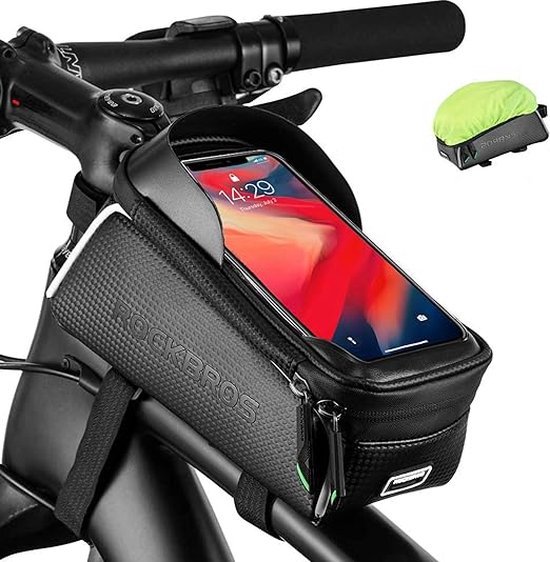 ROCKBROS Fiets Frametas - Telefoonhouder Fiets - Touchscreen Waterdicht ...