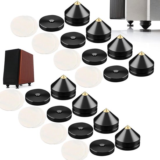 Set van 8 speaker spikes voor hifi-luidsprekers - audio versterker DAC ...