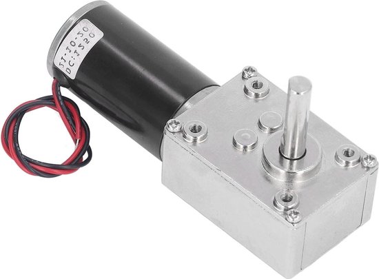 12V Gear Motor Self Locking Reversible Worm Gear Motor Turbine Electric ...