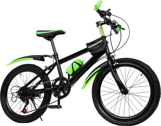 Kinderfiets - Mountainbike - Fiets 20 Inch - Verstelbare Fiets - 7 ...