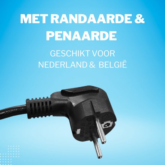 Mobiele Thuislader type 2 vanaf stopcontact - 5 meter kabel - 3,7 kW ...