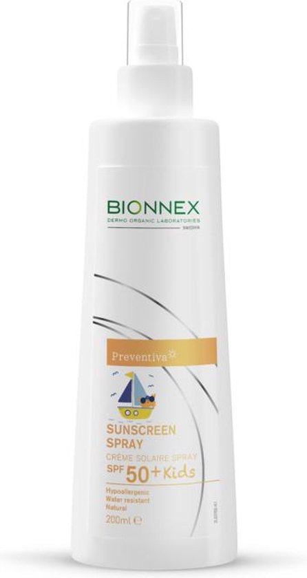 Bionnex Preventiva Zonnebrand Spray SPF 50+ Kids 200 ml | bol