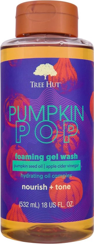 Tree Hut - Pumpkin Pop Hydrating & Toning Foaming Gel Wash - 532ml | bol