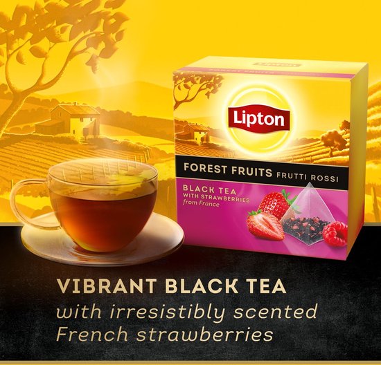 Lipton Forest Fruit - Red Fruit - Bosvruchten thee - Rood Fruit - 4 x ...