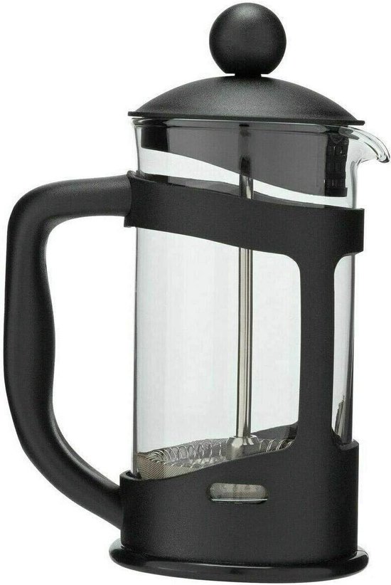 Classic Continental 1 liter Black Cafetière - Premium Manual 4-kops ...