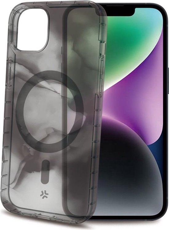 Celly MagShades Siliconen hoesje met Magsafe - Geschikt voor Apple iPhone 15 - TPU... | bol