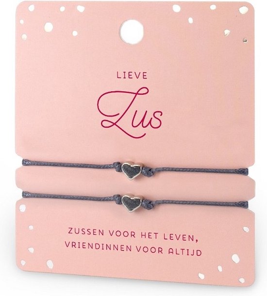 Armbandjes - Hartje - Lieve zus | bol