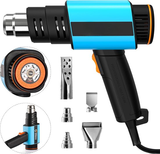 Heatgun - Heat Gun - Heteluchtpistool - Warmtepistool - Hitte Pistool - Warmte Pistool... | bol