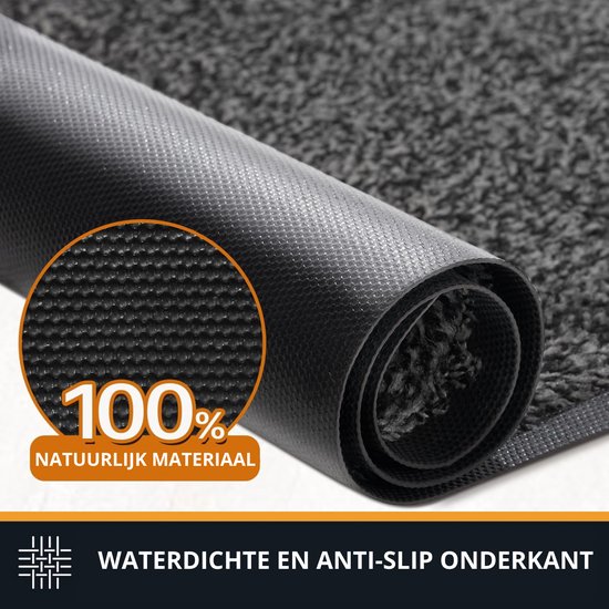 Deurmat - Schoonloopmat - Droogloopmat - 70 x 120 - Anti-Slip ...
