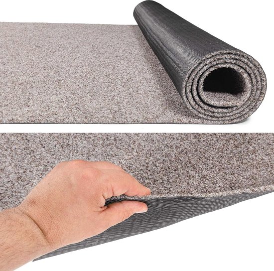 Schoonloopmat voor Binnen en Buiten - Beige, 100 x 140 cm - Vuilvangmat ...