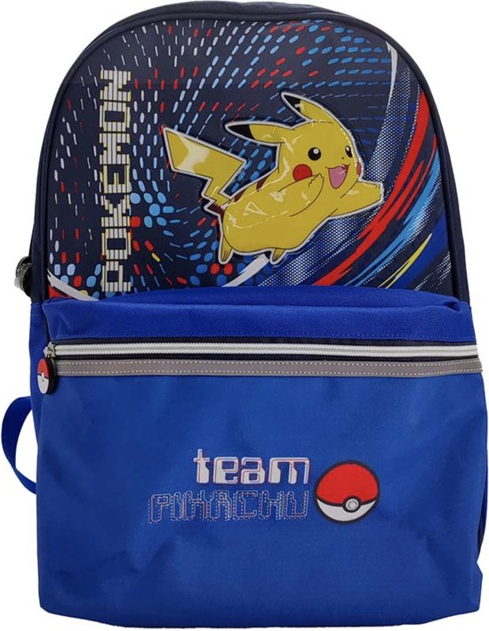 Pokémon: Rugtas met 2 compartimenten en voorzakje, 32x43x18cm | bol