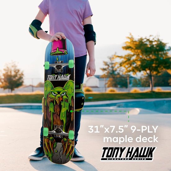 Skateboard 787 cm Tony Hawk Signature Series 1 - Pro Trucks - Full Grip ...