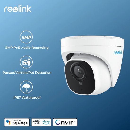 Reolink Smart Security Camera - 5MP PoE - Nachtzicht - Slimme... | bol