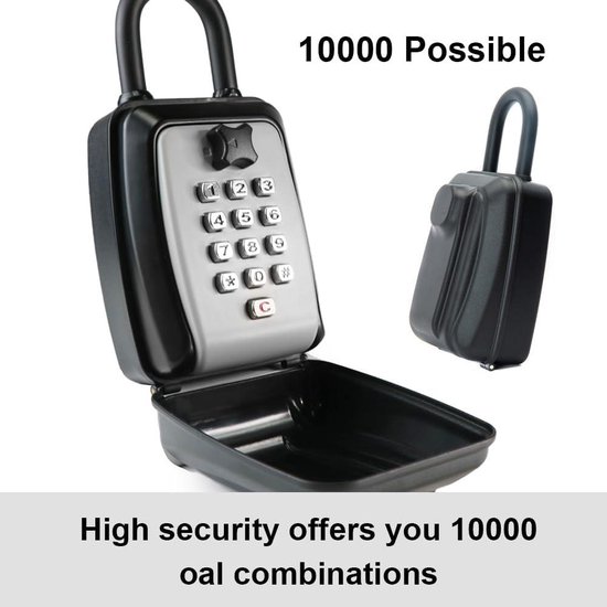 Grote Sleutelkluis met Cijfercode - 12-Cijferige Sleutelkast Buiten ...