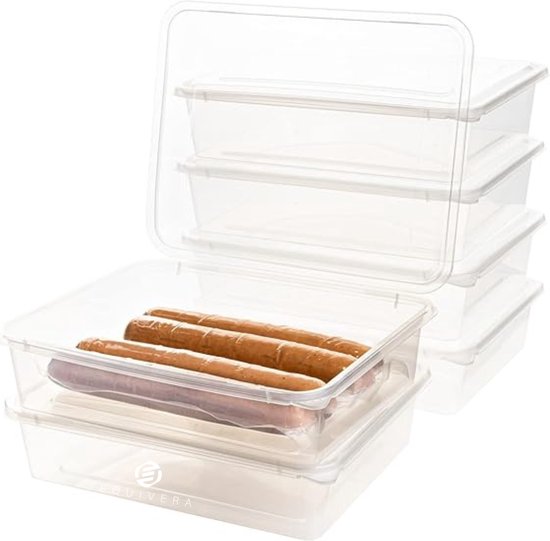 Equivera Vleeswarendoos Koelkast - Koelkast Bewaardoos - Vleeswarendoos ...