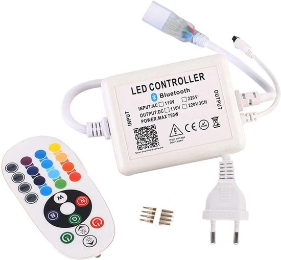 LED Bluetooth Controller voor RGB LED-strips | 24-toetsen ...