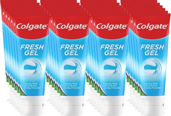 Colgate Tandpasta Blue Fresh Gel - Voordeelverpakking 24 x 75 ml | bol