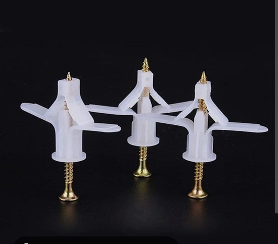 Betrouwbare Gipspluggen - Ideaal voor Holle Wanden 5,7 x 30 mm ( 20 ...