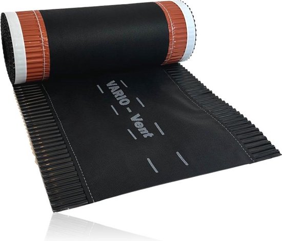 VarioVent - Ondervorst op rol 39cm x 5 meter - zwart | bol