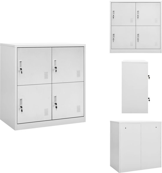 vidaXL Lockerkast - Lockerkasten - Locker Kast - Locker Kasten ...