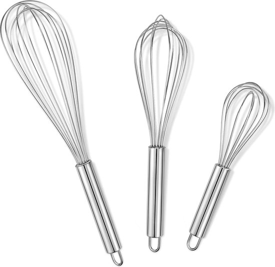 `NORDIVAR® - Luxe RVS Garde Set, 3-Delig Profi Keukengereedschap voor ...