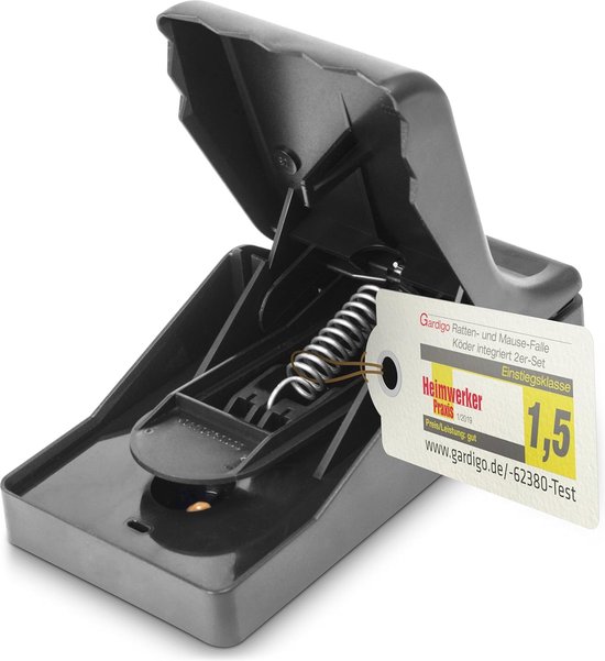 Professionele Rattenval met Langdurig Lokaas - Herbruikbare Klopval ...