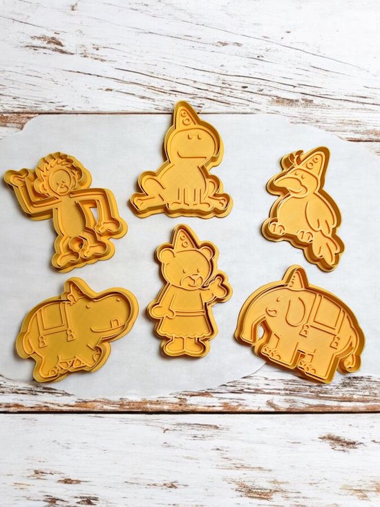 Cookie/clay cutters Bumba uitbreiding, uitsteekvormpje met stempel ...