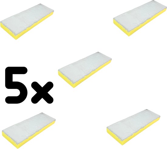 Synx Tools Spons set van 5 voor vloermopset- vloermop met steel ...