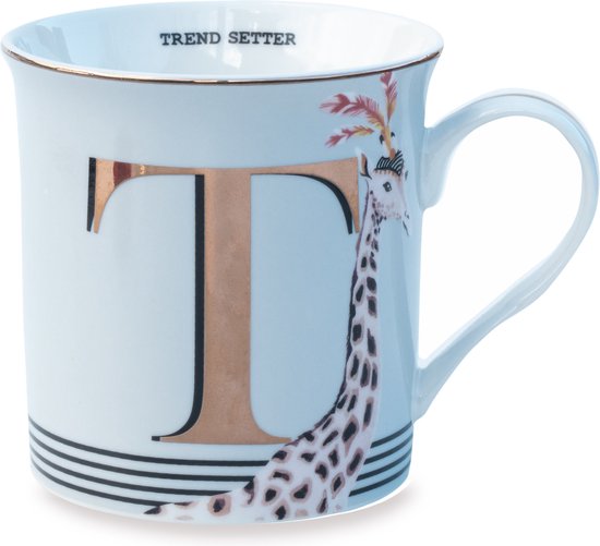Yvonne Ellen London - Letter Mok T van Trendsetter - porselein ...