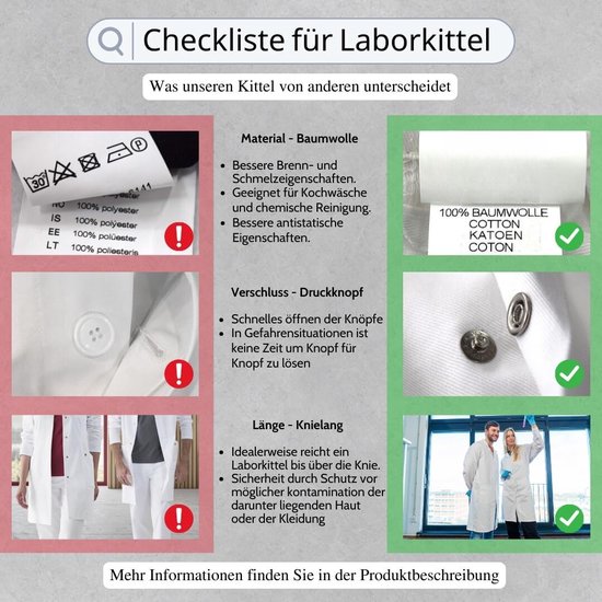 Equivera Labjas - Labojas - Doktersjas - Laboratoriumjas - Labjas Dames ...