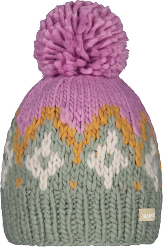 Barts Curley Beanie - Dames Mutsen - pale army | bol