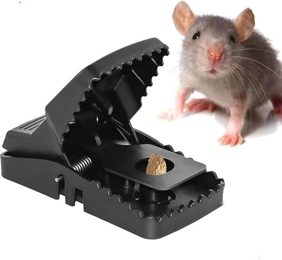 8 Stuks Herbruikbare Muizenvallen - Duurzame Kunststof Rattenvallen ...