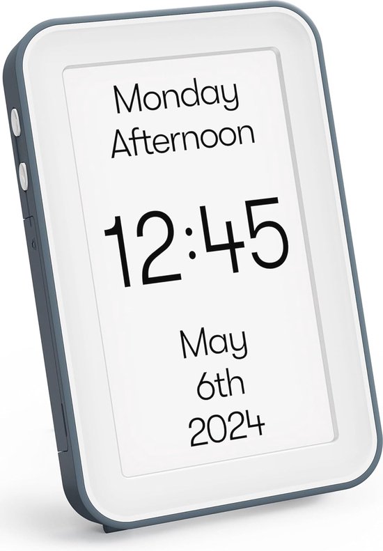 Digitale Dementieklok met Groot Scherm - Kalender, Datum en Tijd voor ...