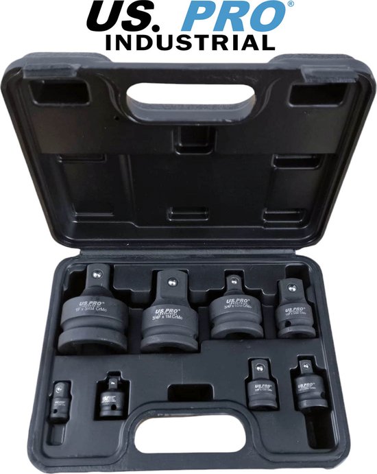 Professionele Kracht dop adapterset / Impact verloop doppenset 8-delig ...