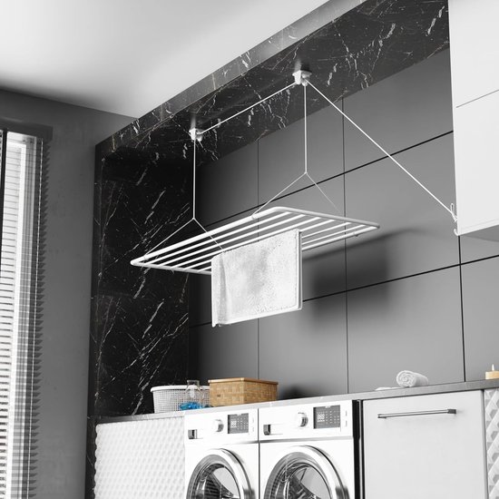 Kledinghanger Plafond 100x50cm, 8m Droogoppervlak, Mini Opvouwbare ...