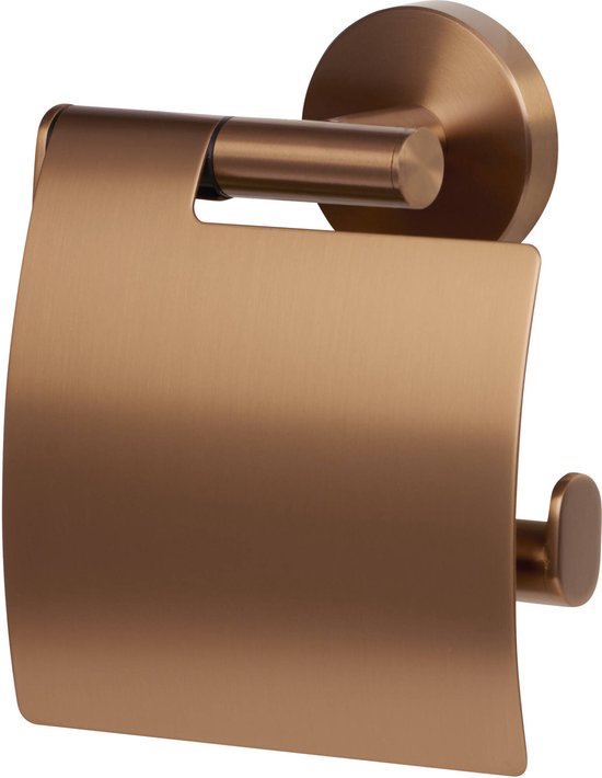 Saqu Nemo WC Rolhouder - met Klep - 12,8x5,6x14,2 cm - Koper ...