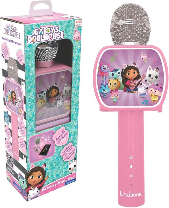 Gabby’s Dollhouse Wireless Microphone with speaker, voice changer ...