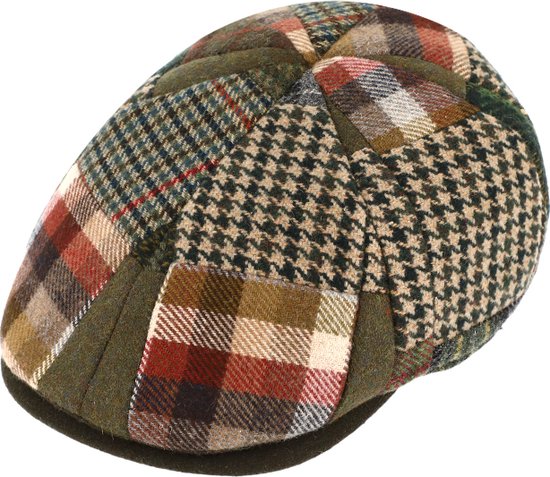 MGO Robin - Flat cap voor heren - Klassieke pet - Olive | bol