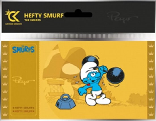 Gouden ticket - De smurfen - Verzamelitem - Potige smurf ...